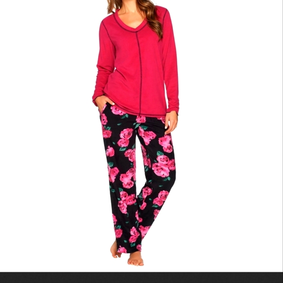 stan herman | Intimates & Sleepwear | Stan Herman 2 Piece Micro Fleece ...
